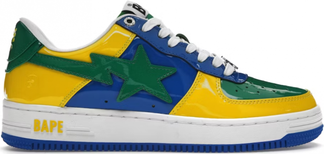 Bape Sk8 Sta Low 'Brazil' - SneakerCool.com