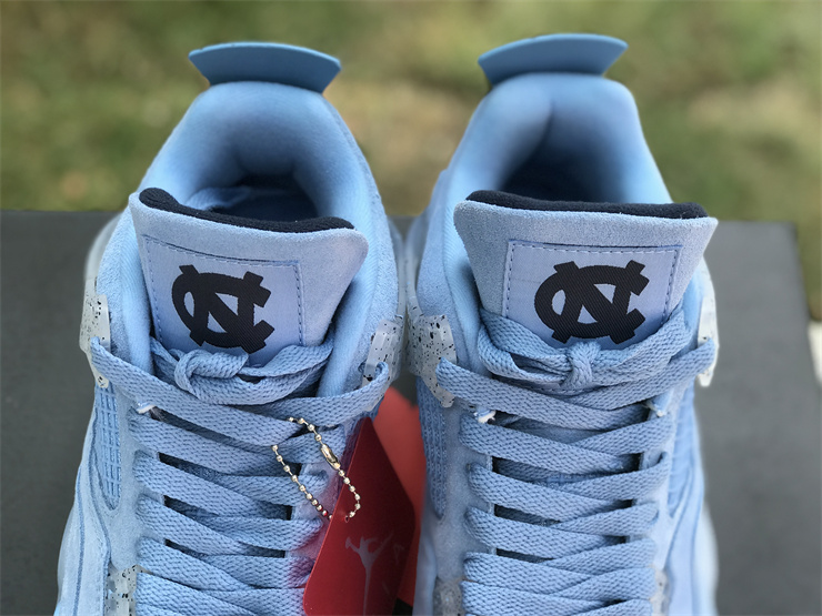Air Jordan 4 Retro Pe 'UNC' - SneakerCool.com