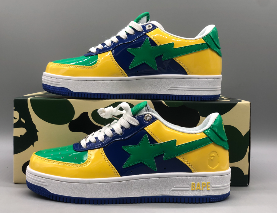 Bape Sk8 Sta Low 'Brazil' - SneakerCool.com
