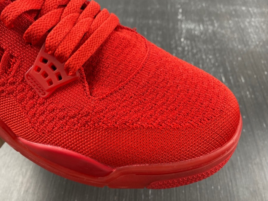 Air Jordan 4 Flyknit 'University Red' - SneakerCool.com