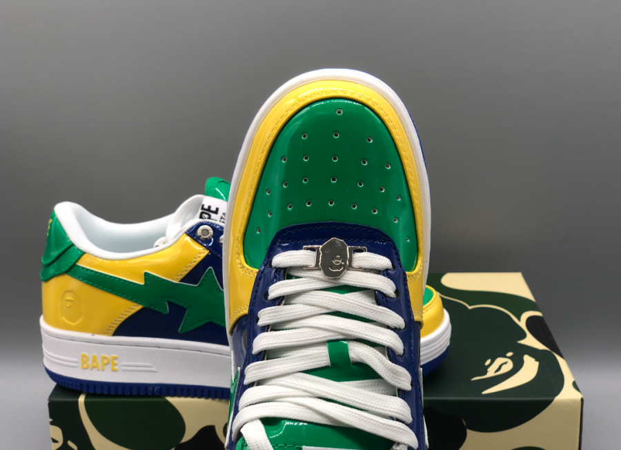 Bape Sk8 Sta Low 'Brazil' - SneakerCool.com