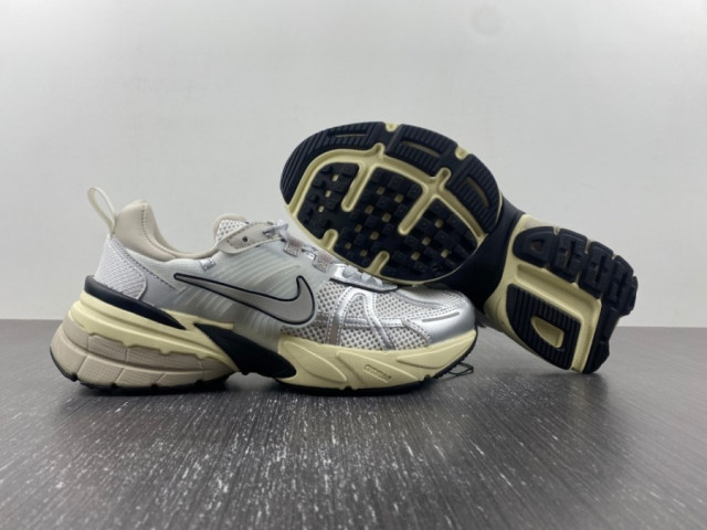 Nike V2K Run Runtekk 'Summit White Metallic Silver' - SneakerCool.com