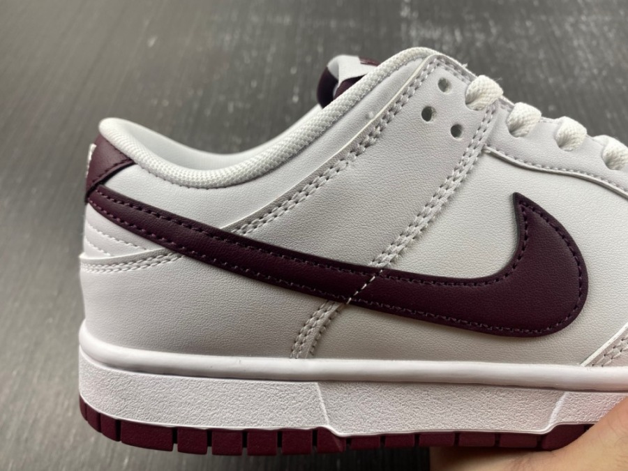 Nike Dunk Low 'White Night Maroon' - SneakerCool.com