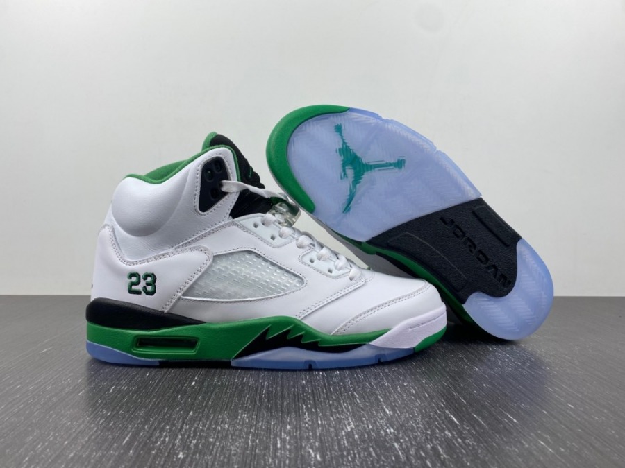 Air Jordan 5 "Lucky Green - SneakerCool.com