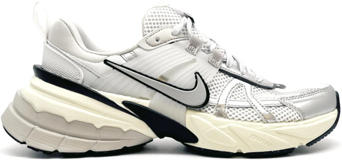 Nike V2K Run Runtekk 'Summit White Metallic Silver' - SneakerCool.com