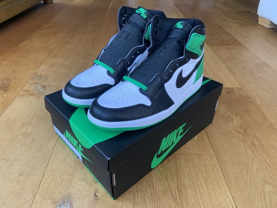 Air Jordan 1 Retro High OG 'Lucky Green' - SneakerCool.com