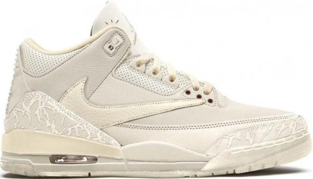 Travis Scott x Air Jordan 3 'Sail' - SneakerCool.com