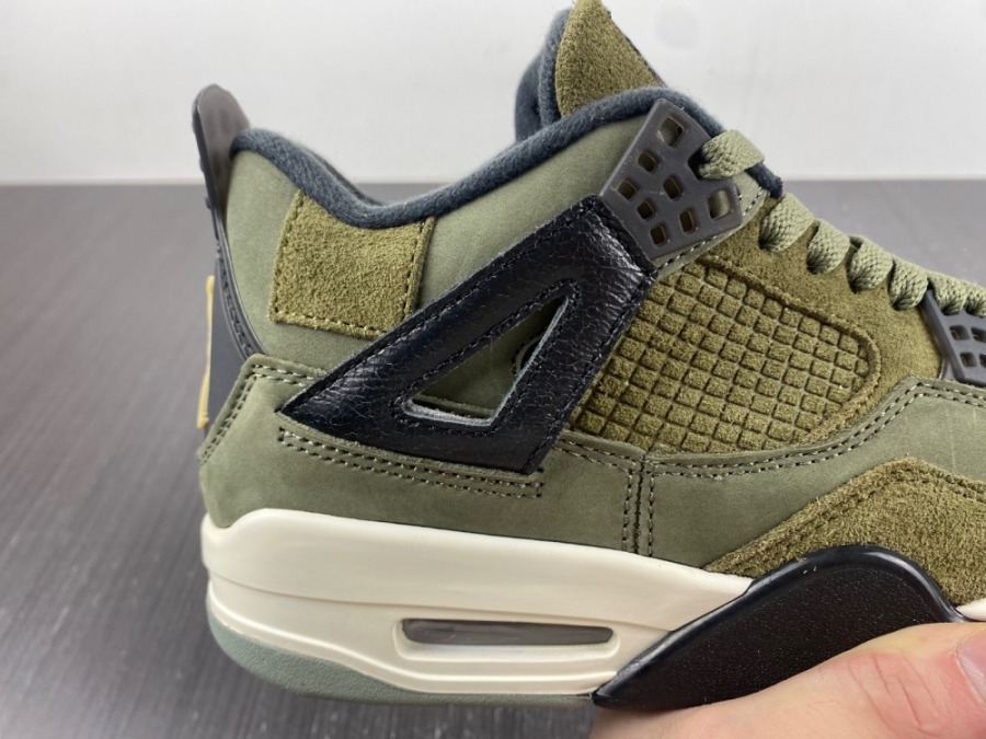 Air Jordan 4 Retro SE 'Craft Medium Olive' - SneakerCool.com
