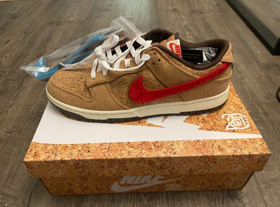 CLOT x Nike Dunk Low SP 'Cork' - SneakerCool.com