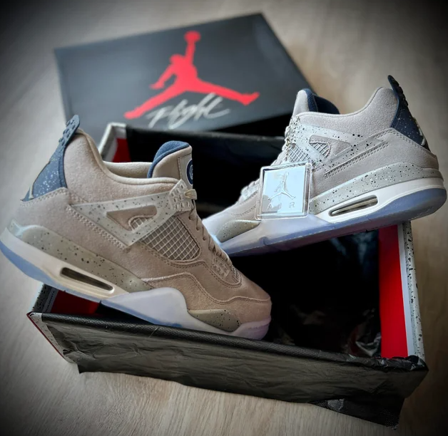 Air Jordan 4 Retro 'Georgetown' PE - SneakerCool.com