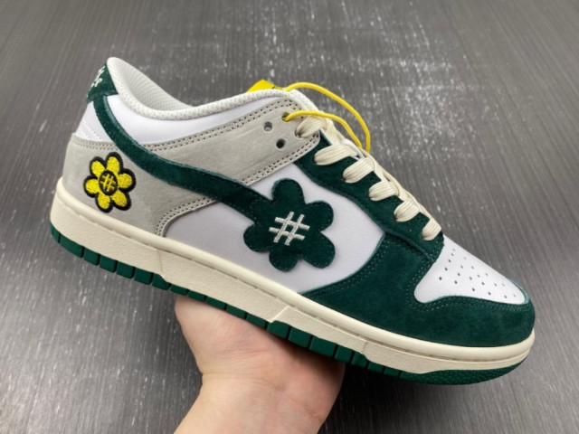 Water The Plant x Nike Dunk Low 'White Green' - SneakerCool.com