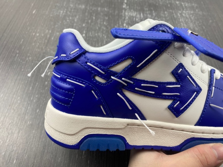 Off-White Out Of Office 'White Dark Blue' - SneakerCool.com