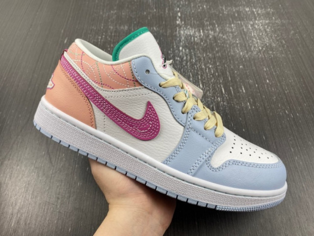 Air Jordan 1 Low 'Multi-Color Sashiko' - SneakerCool.com