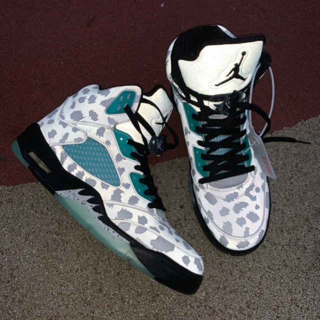 Air Jordan 5 Retro 'Island Green' - SneakerCool.com