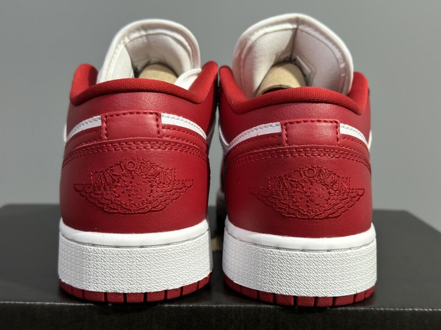 Air Jordan 1 Low 'Gym Red White' - SneakerCool.com