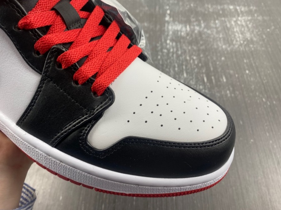 Air Jordan 1 Mid 'Gym Red Black Toe' - SneakerCool.com