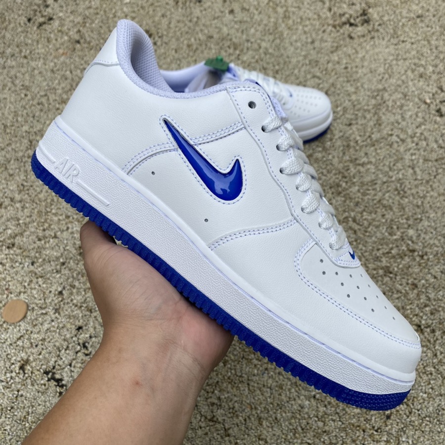 Air Force 1 Jewel 'Color of the Month - White Hyper Royal ...