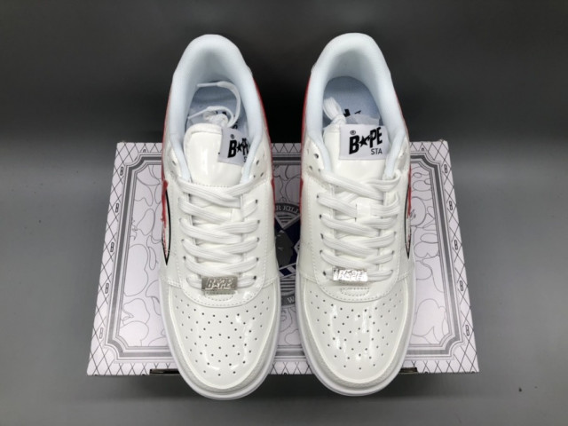 Bapesta Low M2 'Shark Face - White' - SneakerCool.com