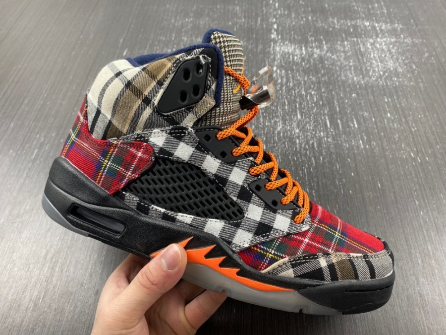 Air Jordan 5 Retro 'Plaid' - SneakerCool.com