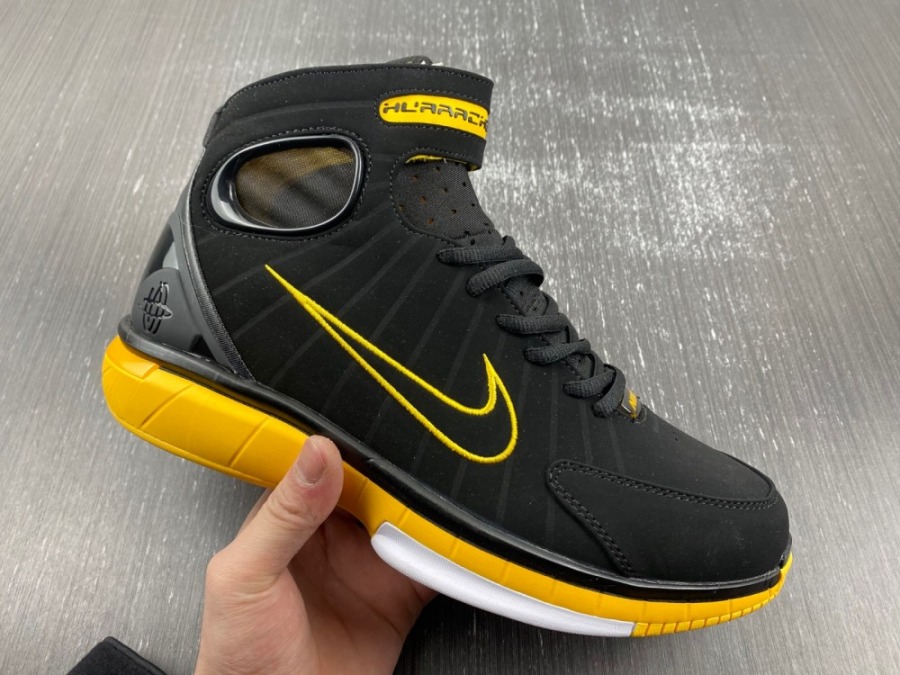 Air Zoom Huarache 2K4 'Black Maize' - SneakerCool.com
