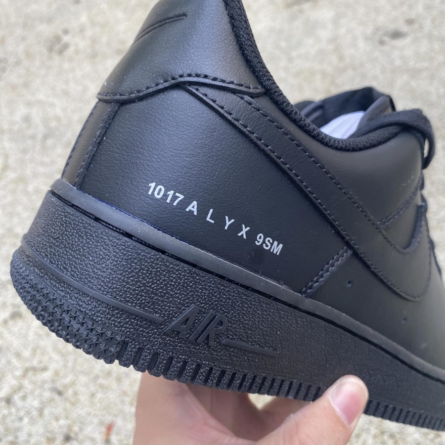 1017 ALYX 9SM x Air Force 1 Low SP 'Triple Black' - SneakerCool.com