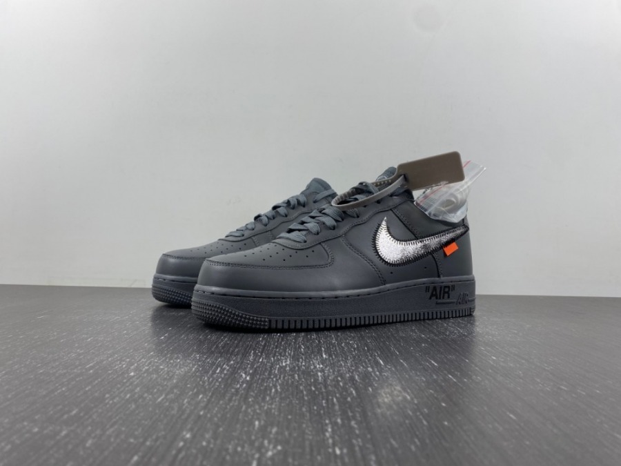 Off-White x Nike Air Force 1 Low 'Ghost Grey Silver' - SneakerCool.com