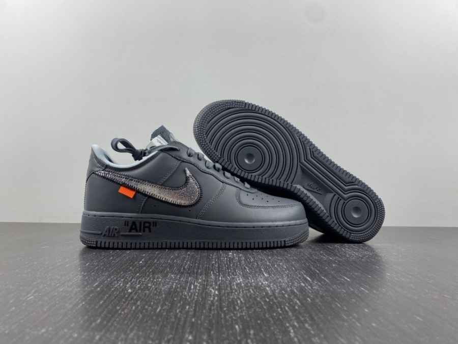 Off-White x Nike Air Force 1 Low 'Ghost Grey Silver' - SneakerCool.com
