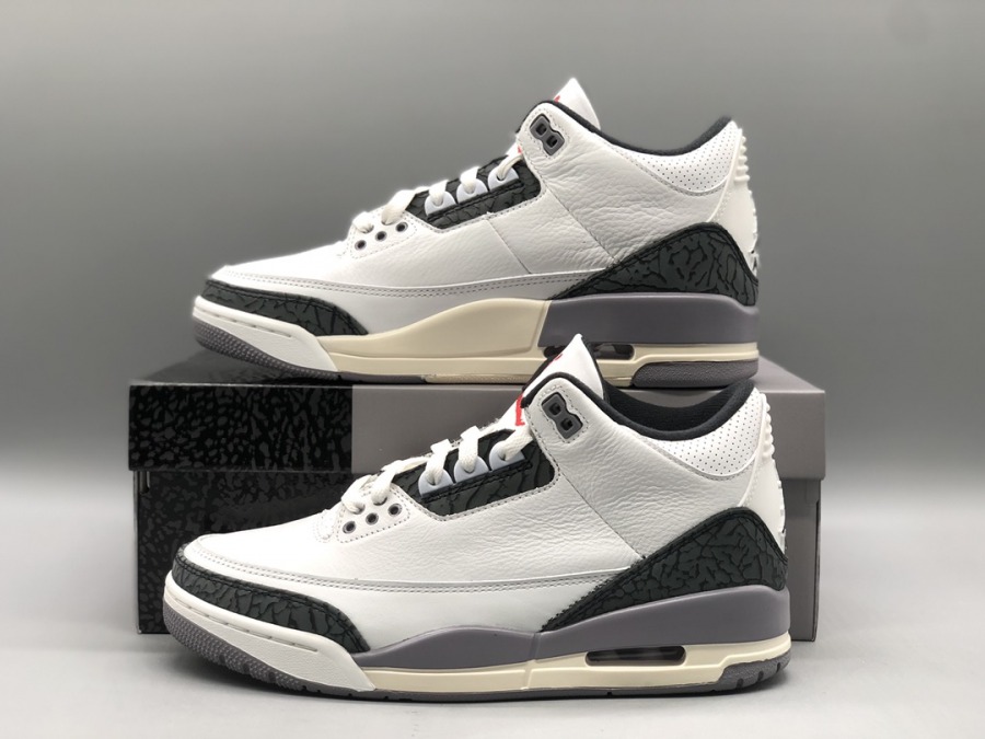 Air Jordan 3 Retro 'Cement Grey' - SneakerCool.com