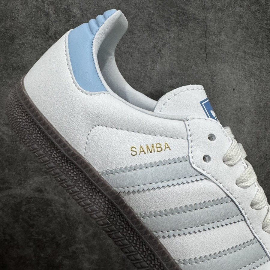 Adidas Samba OG 'White Halo Blue' - SneakerCool.com