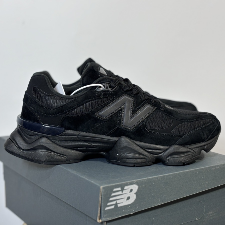 New Balance 9060 'Triple Black Suede' - SneakerCool.com