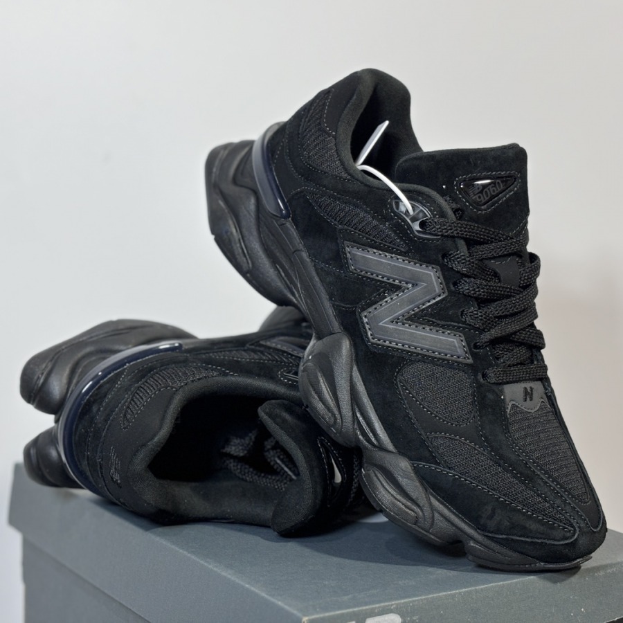 New Balance 9060 'Triple Black Suede' - SneakerCool.com