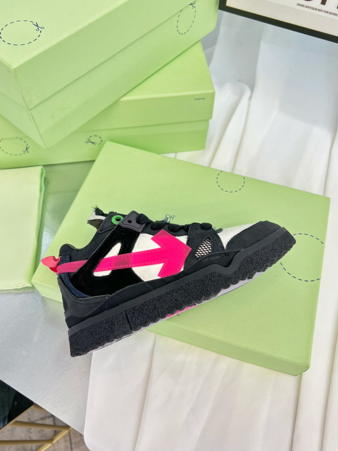 Off-White New Mid Sponge 'Black Fuchsia' - SneakerCool.com