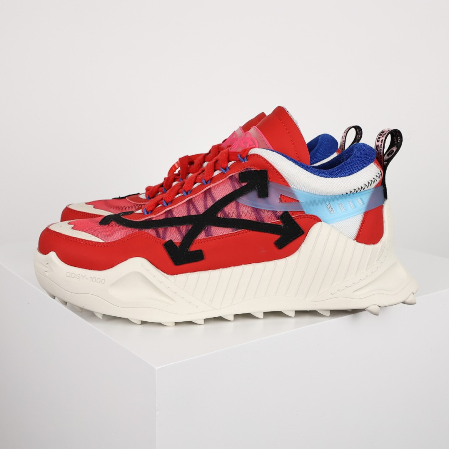 Off-White ODSY-1000 'Red' - SneakerCool.com