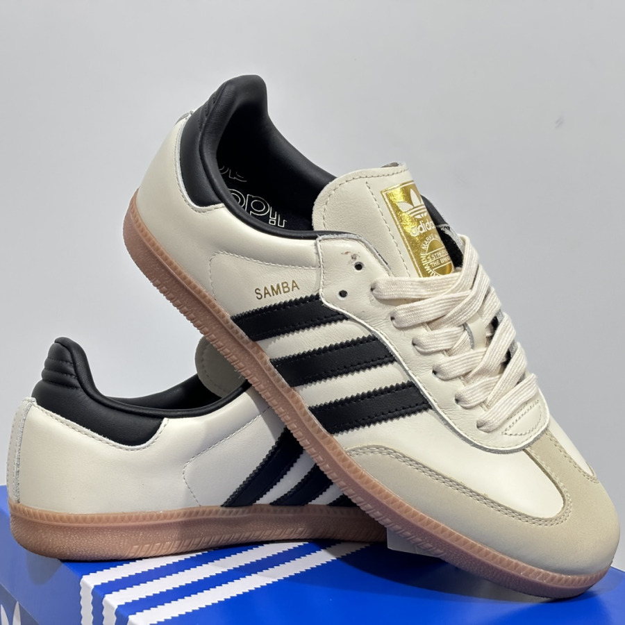 Adidas Samba OG 'Cream White Sand Strata' - SneakerCool.com