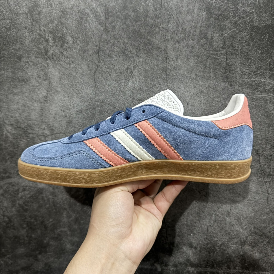 Adidas Gazelle Indoor 'Blue Blink Wonder Clay' - SneakerCool.com