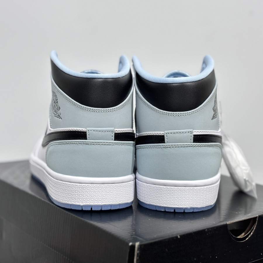 Air Jordan 1 Mid SE 'White Ice Blue' - SneakerCool.com