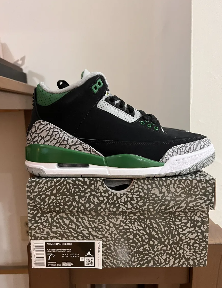 Air Jordan 3 Retro 'Pine Green' - SneakerCool.com