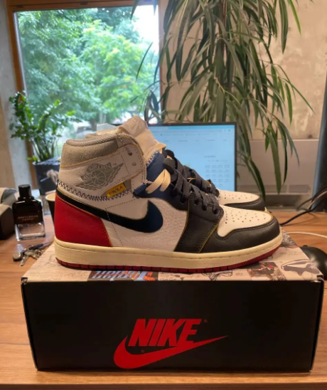 Union LA x Air Jordan 1 Retro High NRG 'Black Toe' - SneakerCool.com