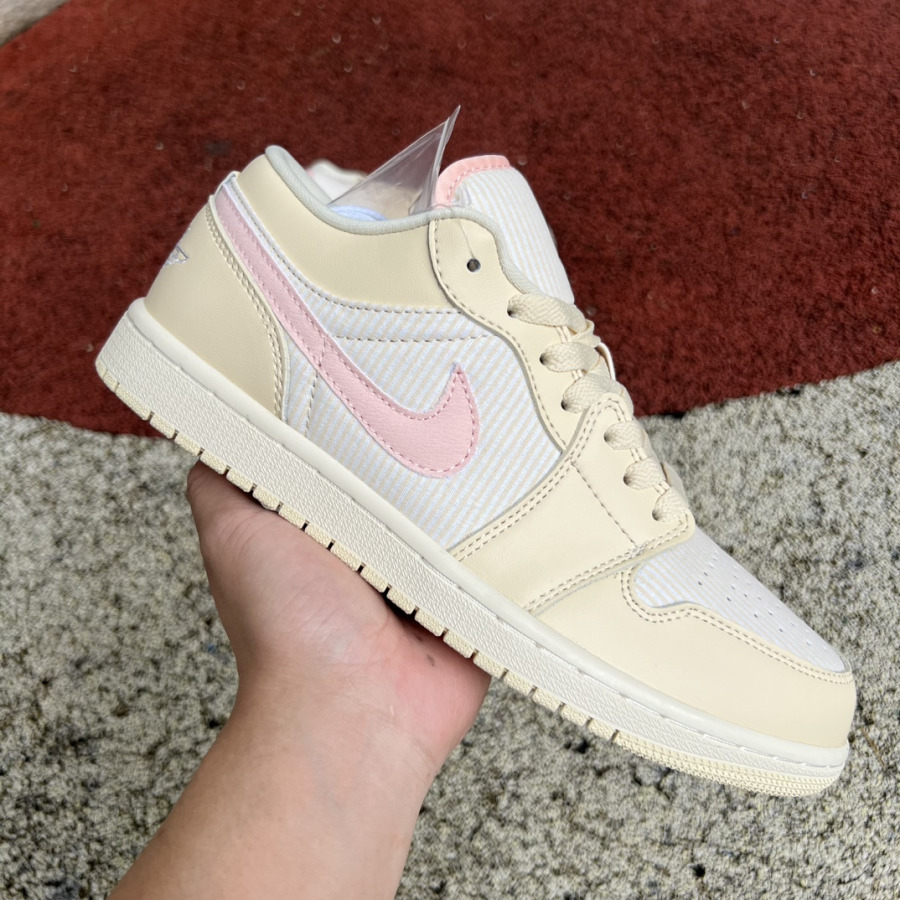 Air Jordan 1 Low SE 'Muslin Legend Pink' - SneakerCool.com