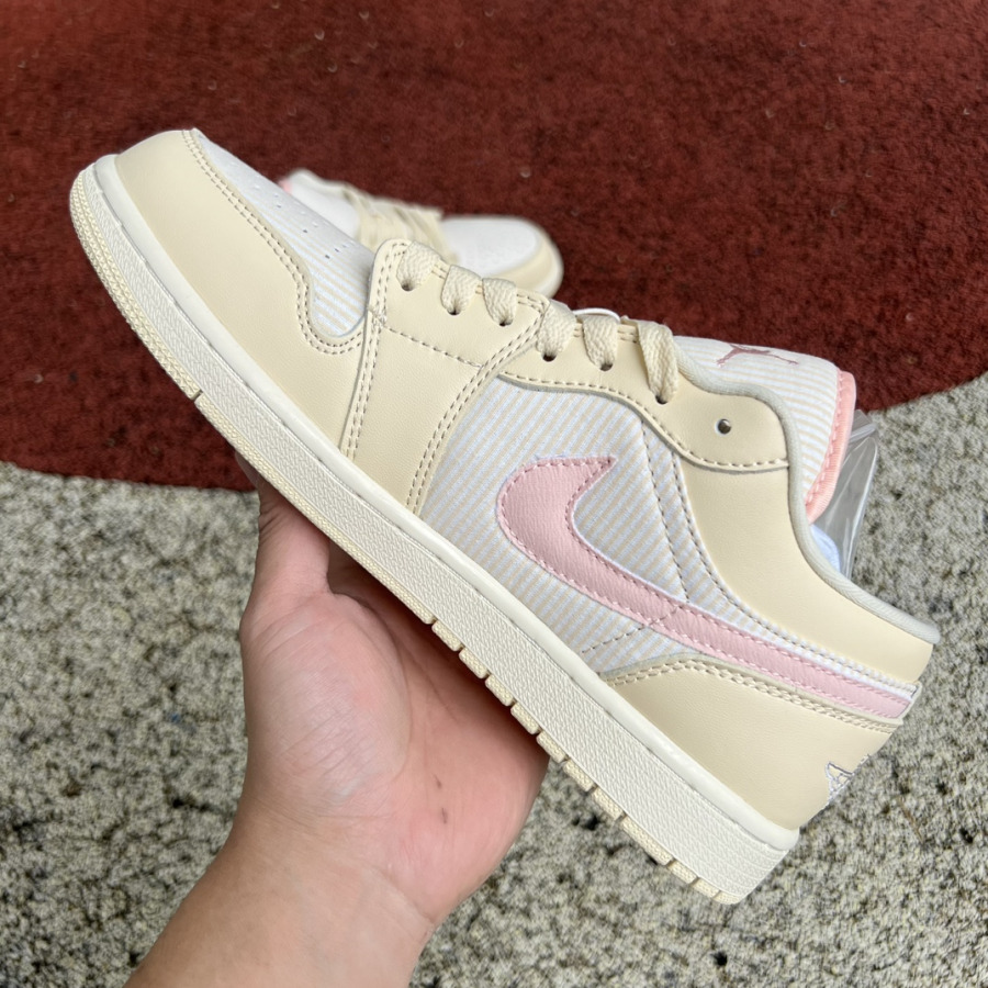 Air Jordan 1 Low SE 'Muslin Legend Pink' - SneakerCool.com