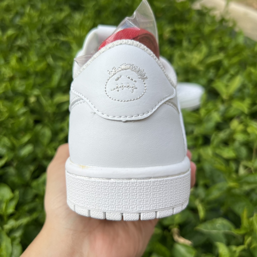 Travis Scott x Air Jordan 1 Low OG Triple White' - SneakerCool.com