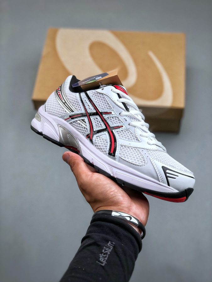 ASICS Gel 1130 'White Electric Red' - SneakerCool.com