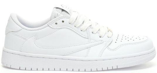 Travis Scott x Air Jordan 1 Low OG Triple White' - SneakerCool.com