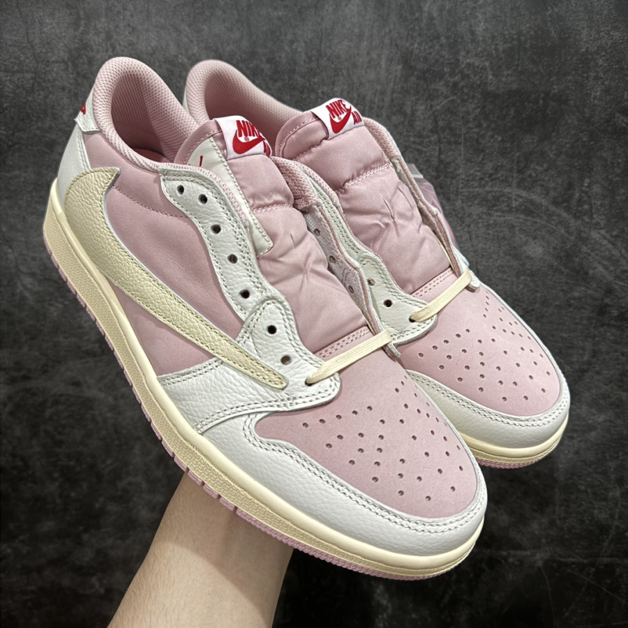 Travis Scott x Air Jordan 1 Low Travis Scott 'Pink' - SneakerCool.com