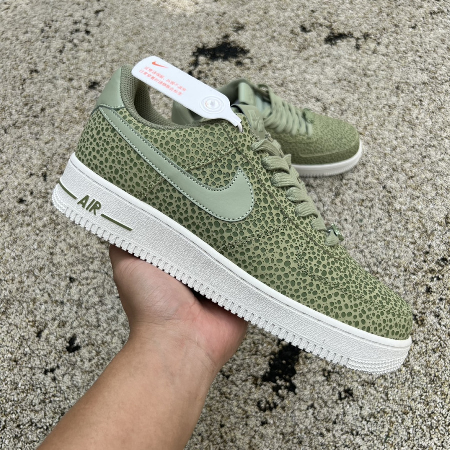Nike Air Force 1 '07 Premium 'Safari Print Pack - Oil Green ...