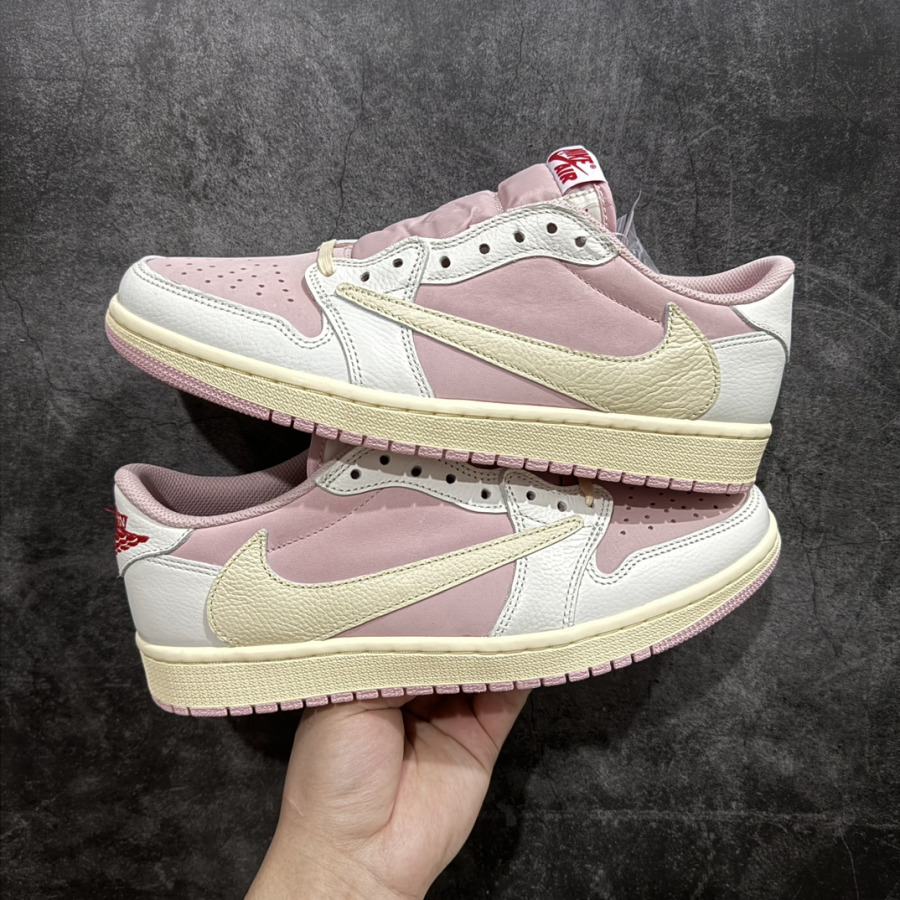 Travis Scott x Air Jordan 1 Low Travis Scott 'Pink' - SneakerCool.com