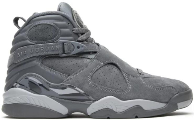 Air Jordan 8 Retro 'Cool Grey' - SneakerCool.com