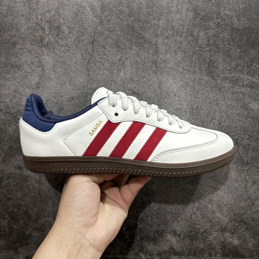 Adidas Samba OG 'White Victory Red Indigo' - SneakerCool.com