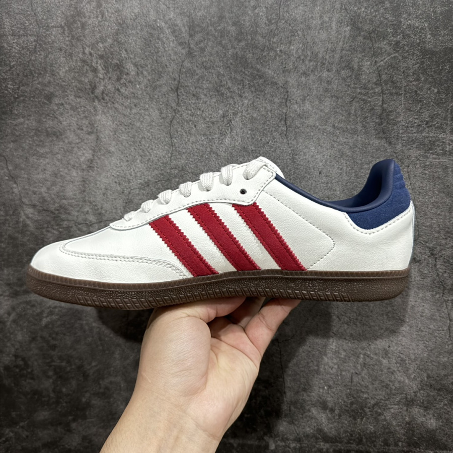Adidas Samba OG 'White Victory Red Indigo' - SneakerCool.com