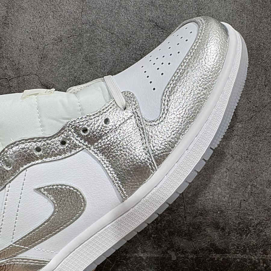 Air Jordan 1 Mid SE 'Metallic Silver' - SneakerCool.com